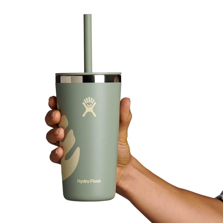 HYDRO FLASK Hydro Flask 20oz ALL AROUND TUMBLER WITH STRAW LID BotanicalBlissAgave 8901730142251 ...