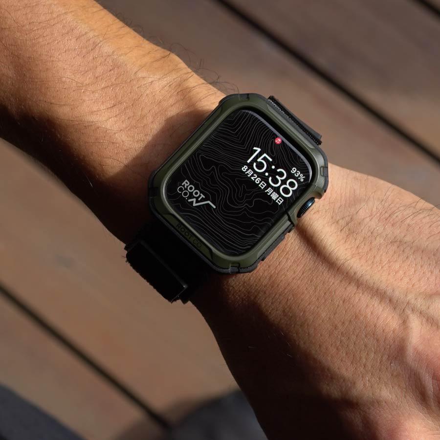 ROOT CO. Apple Watch GRAVITY Shock Resist Case Pro & Band.セット ルートコー : ssd-08801 : OTONA GARAGE ...