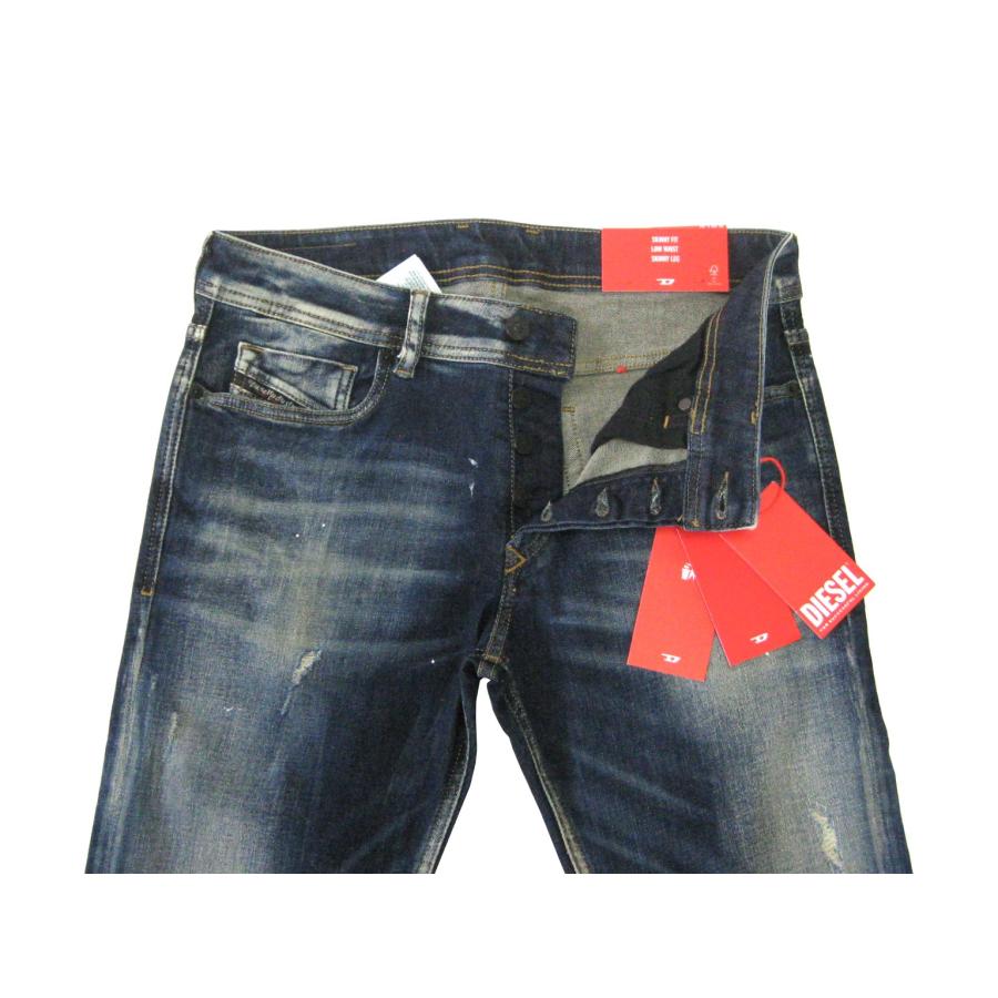 DIESEL ディーゼル スリムスキニー 「超」ストレッチ ダメージ DIESEL ディーゼル スリムスキニー 「超」ストレッチ ダメージ