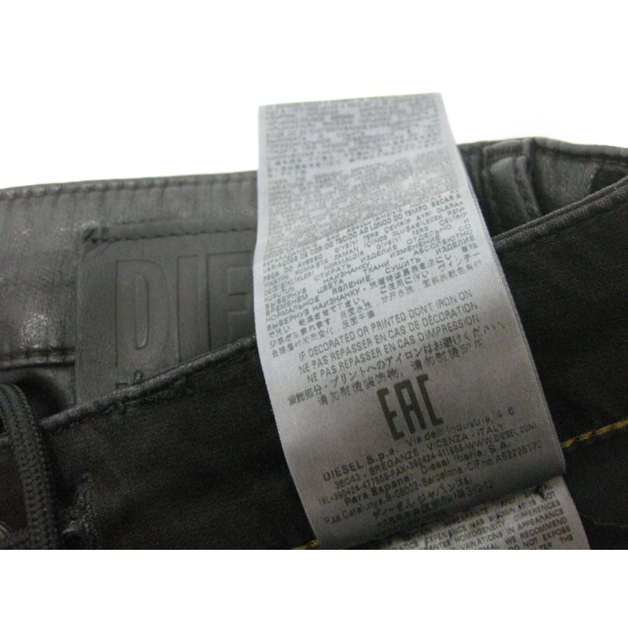 DIESEL JoggJeans ジョグジーンズ スリムストレッチ レザー風 DIESEL JoggJeans ジョグジーンズ スリムストレッチ レザー風