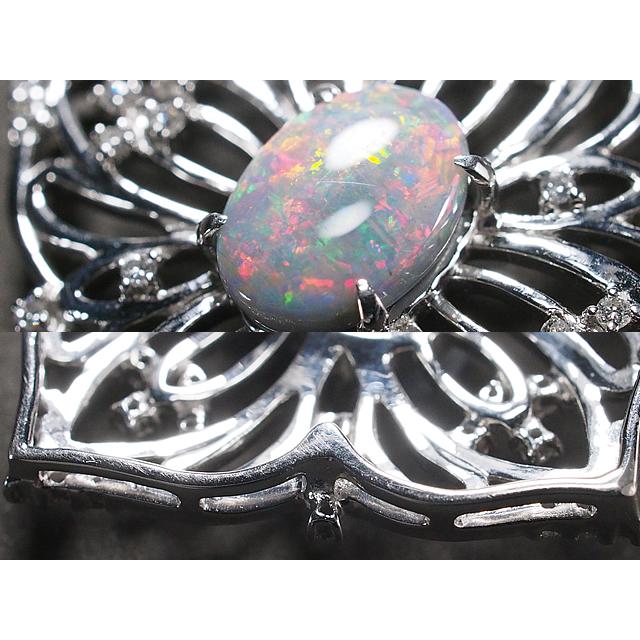 音羽屋 ブラックオパール/1.81ct ダイヤ/0.40ct K18WG ヘッド ペンダントトップ 鑑別カード付き 仕上済【中古】 : 質音羽屋Yahoo!ショッピング店 - 通販 ...