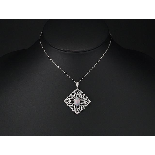 音羽屋 ブラックオパール/1.81ct ダイヤ/0.40ct K18WG ヘッド ペンダントトップ 鑑別カード付き 仕上済【中古】 : 質音羽屋Yahoo!ショッピング店 - 通販 ...