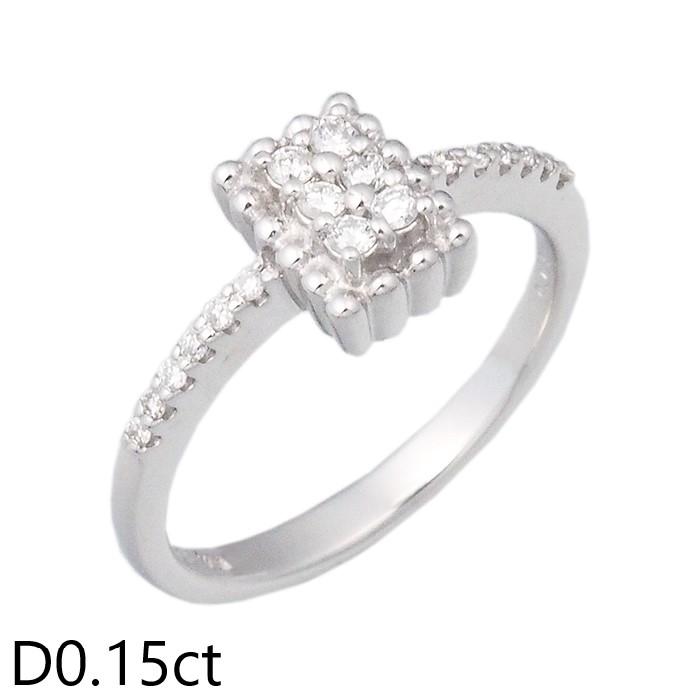 音羽屋 ダイヤモンド/0.15ct K18WG デザイン リング 10.5号 仕上済【中古】 : 質音羽屋Yahoo!ショッピング店 - 通販 - Yahoo!ショッピング