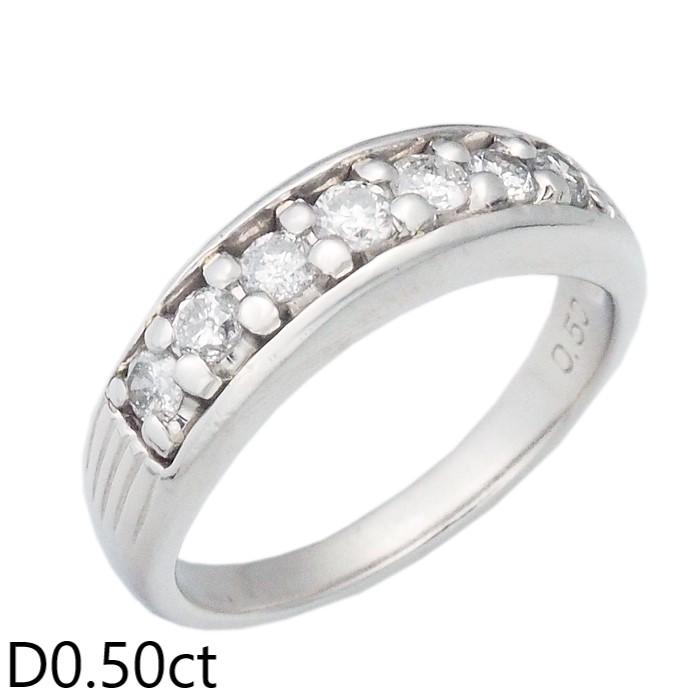 音羽屋 ダイヤモンド/0.50ct Pt900 デザイン リング 12.5号 仕上済【中古】 : 質音羽屋Yahoo!ショッピング店 - 通販 - Yahoo!ショッピング