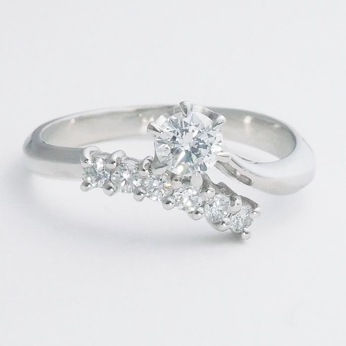 音羽屋 ダイヤモンド/0.47ct Pt900 デザイン リング 13号 仕上済【中古】 : 質音羽屋Yahoo!ショッピング店 - 通販 - Yahoo!ショッピング