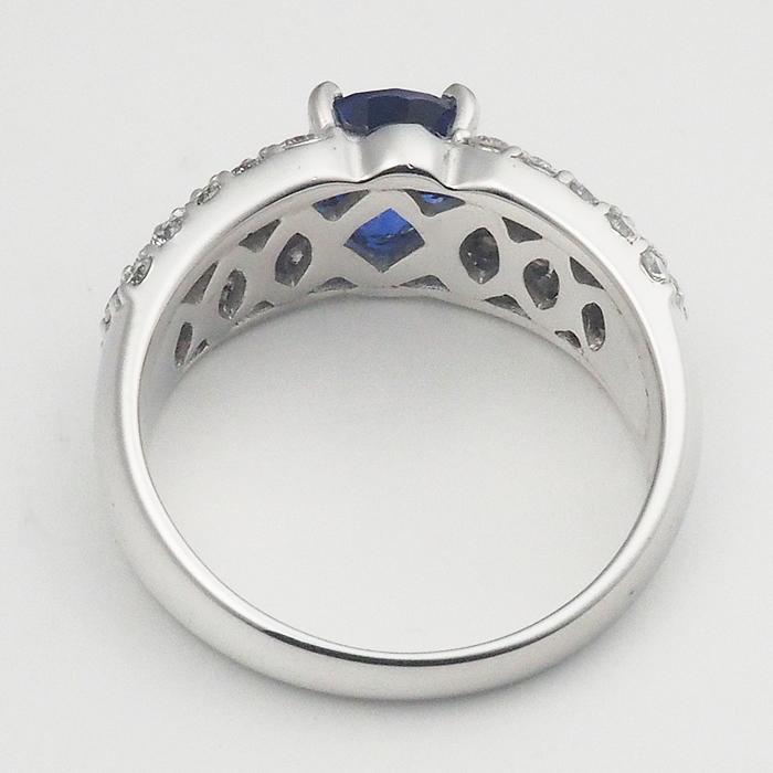 音羽屋 スリランカ産 サファイア/1.61ct ダイヤ/0.99ct K18WG リング 11.5号 鑑別書付き 仕上済【中古】 : 質音羽屋Yahoo!ショッピング店 - 通販 ...