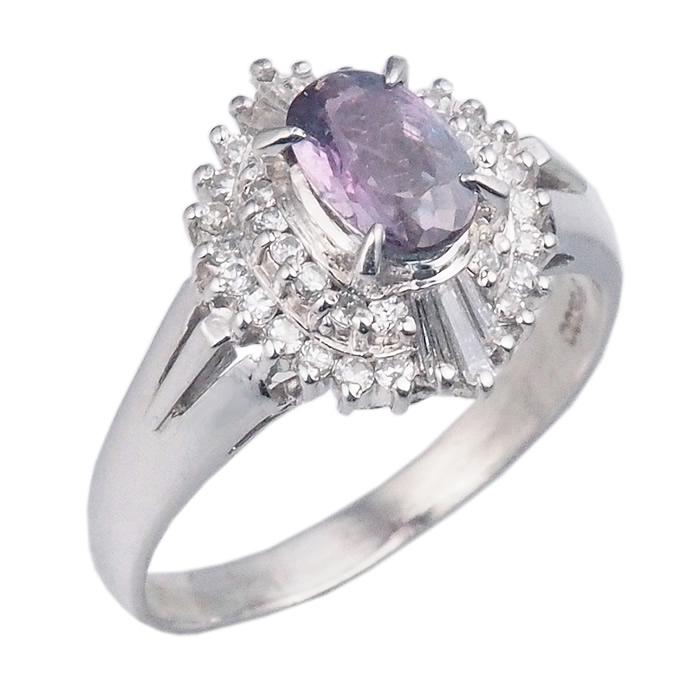 音羽屋 アレキサンドライト/0.70ct ダイヤ/0.34ct Pt900 デザイン リング 12号 鑑別カード付き 仕上済【中古】 : 質音羽屋Yahoo!ショッピング店 - 通販 ...