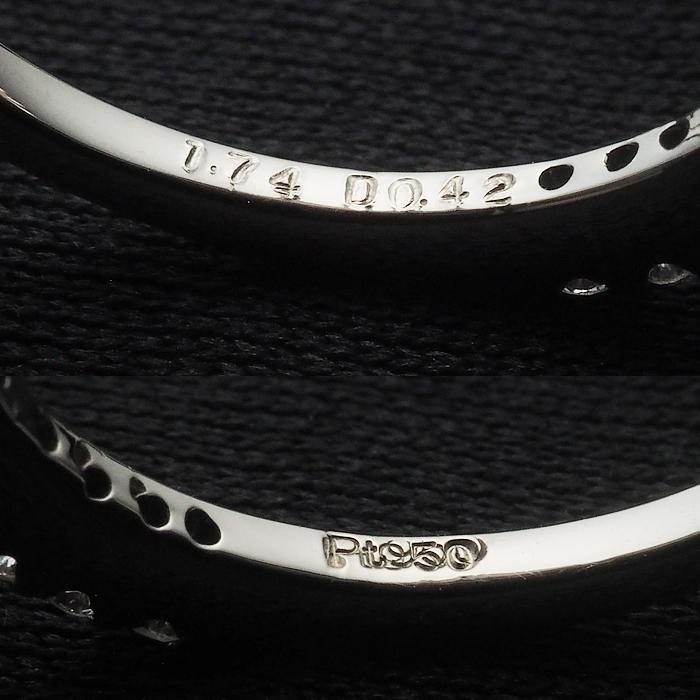 音羽屋 パライバトルマリン/1.74ct ダイヤ/0.42ct Pt950 リング 12号 鑑別書付き 仕上済【中古】 : 質音羽屋Yahoo!ショッピング店 - 通販 - Yahoo!ショッピング