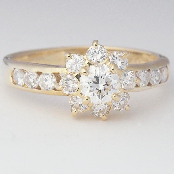 音羽屋 G/VVS-2 ダイヤモンド/0.26ct 0.48ct K18YG デザイン リング 10号 鑑定書付き 仕上済【中古】 : 質音羽屋Yahoo!ショッピング店 - 通販 ...