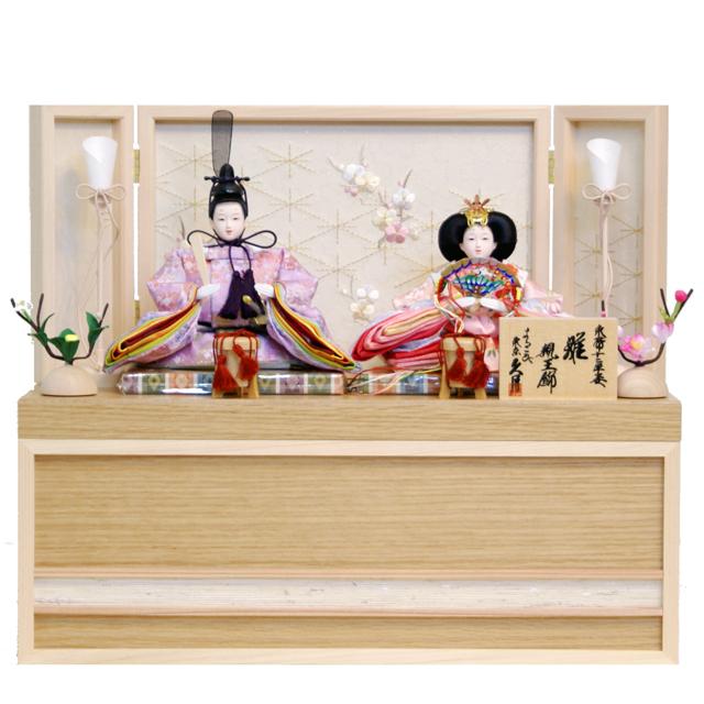 雛人形 久月 コンパクト収納飾り モダン よろこび雛 親王 (S-37221) : s-37221 : 久月・吉徳 節句人形 創業八十年 桜竹 - 通販 - Yahoo!ショッピング