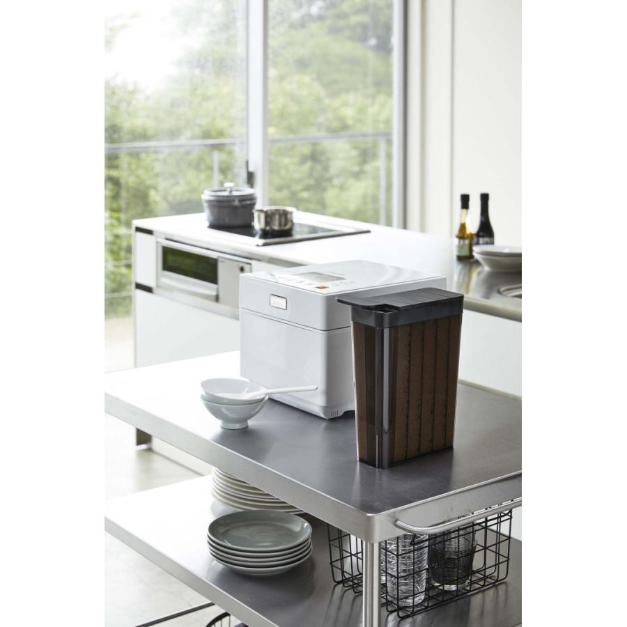 1合分別冷蔵庫用米びつ タワー 3761 ブラック ポイント5倍 山崎実業 TOWER :080603761:おうちまわり.comヤフーショップ - 通販 - Yahoo!ショッピング