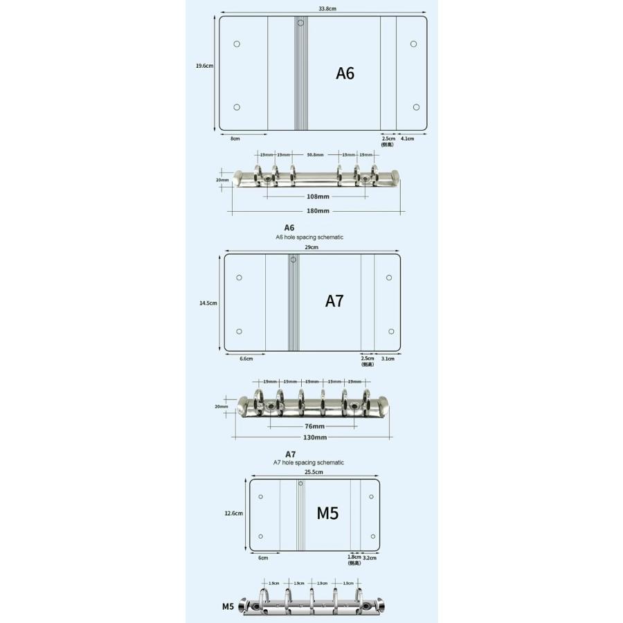 シールバインダー シール帳 透明 はがせる シール手帳 キラキラ輝く 透明シール帳 バインダー M5/A6/A7 女の子 はがせるシール収納 ホログラム クリアバインダー : ouden水屋 ...