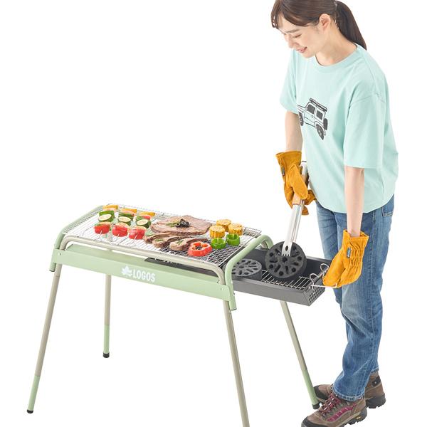 LOGOS eco-logosave チューブグリル L バーベキュー コンロ 高さ二段階調整可能 81060711 : oupace - 通販 - Yahoo!ショッピング