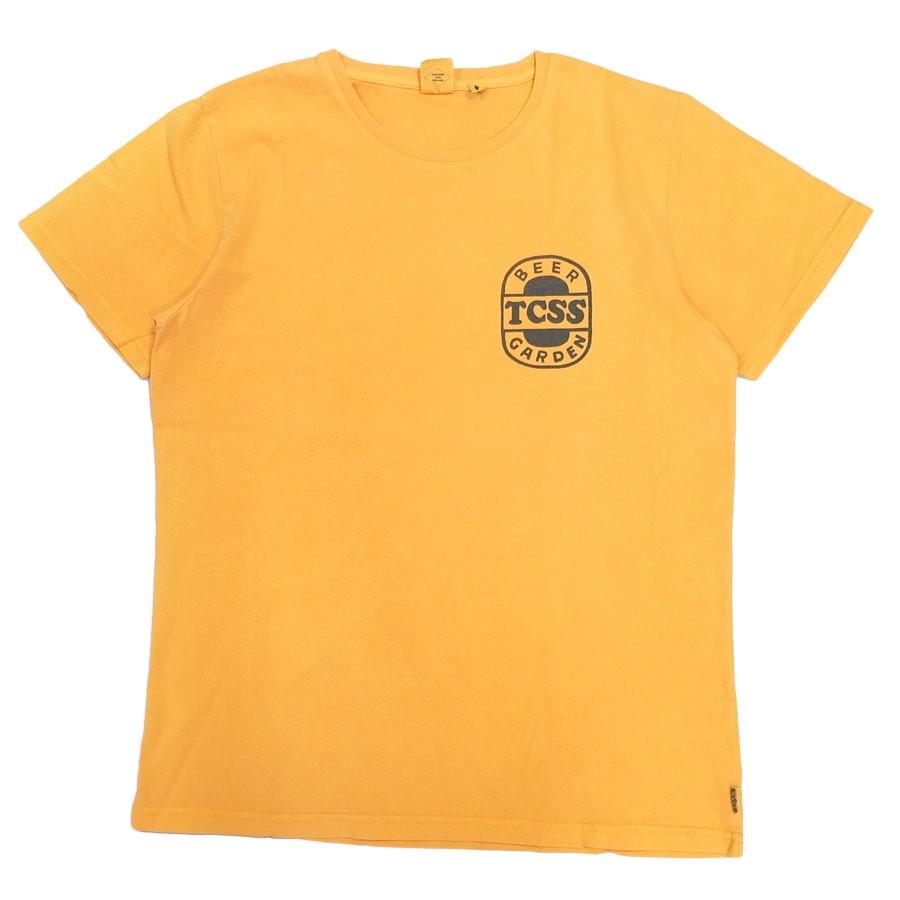 TCSS JIMS BEER GARDEN S/S TEE メンズ レディーズ ユニセックス Tシャツ カットソー トップス イエロー 黄色 アイボリー オフホワイト ラストワン : Our ...
