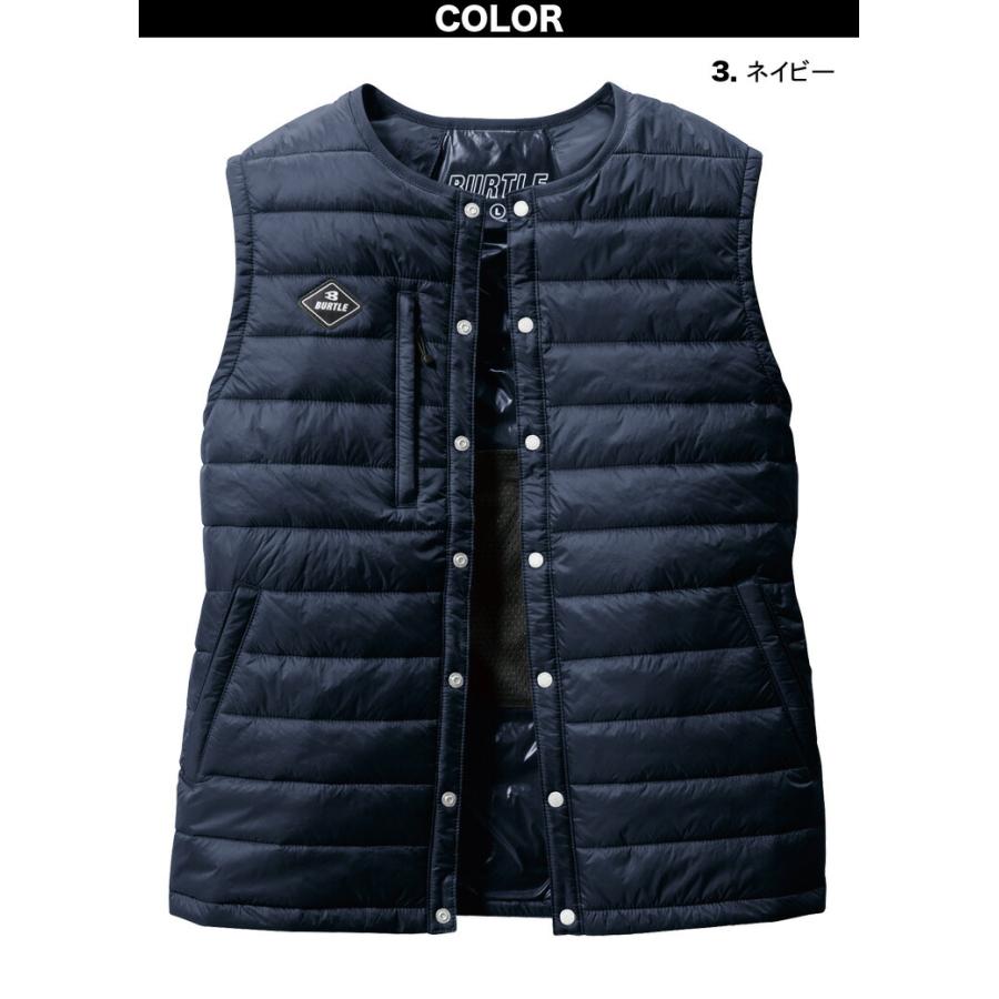 BURTLE バートル 秋冬 ダウンベスト（ユニセックス）3254 S-XL 単品 ※サーモクラフト別売 丸洗い可能 ホームランドリー仕様 撥水加工 作業服 作業着 防寒 : アウトドア ...