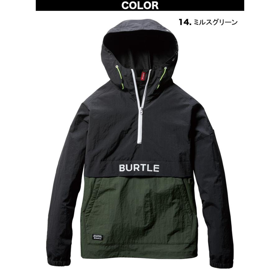 BURTLE 【BURTLE】アノラックパーカ マイクロフリース 4054 大型フード付 防風 保温 撥水 作業服 作業着 裏フリース バートル 秋冬 2024年新色登場 アウトドア ...
