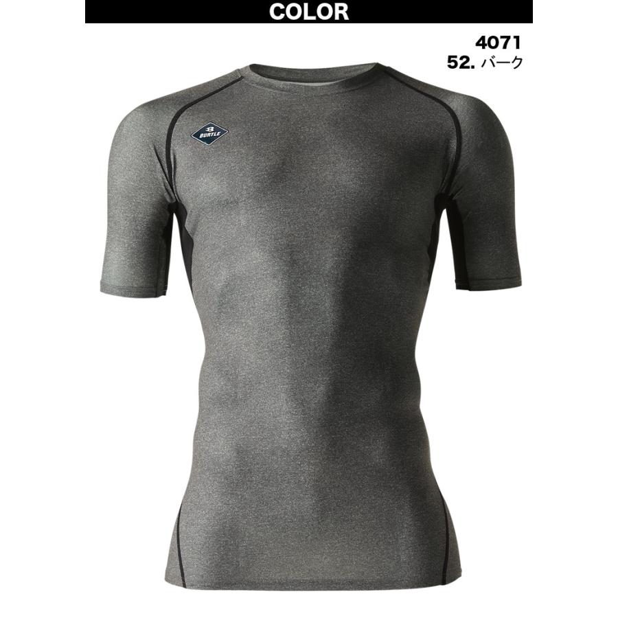 【BURTLE】エアーフィット 4071 M〜XXL 半袖 インナー メンズ レディース 吸汗速乾 消臭 バートル 作業服 作業着 コンプレッション 春夏 熱中症対策 :005-4065 ...
