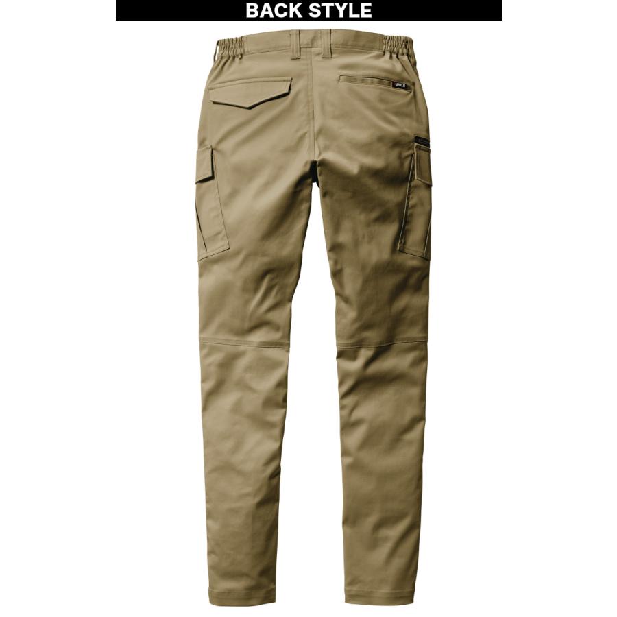 BURTLE バートル カーゴパンツ（ユニセックス）482 製品洗い加工 スリム ストレッチ テーパード 伸長率18% コスパ お手頃 メンズ レディース 春夏 作業服 作業着 : アウトドア ...