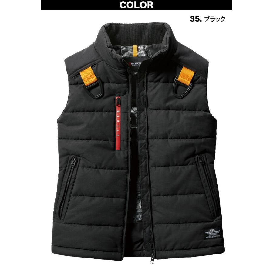 BURTLE バートル 防寒ベスト（ユニセックス）5044 3XL 単品 大きいサイズ サーモクラフト対応モデル ヌバック 作業服 作業着 秋冬 かっこいい メンズ レディース : アウトドア ...