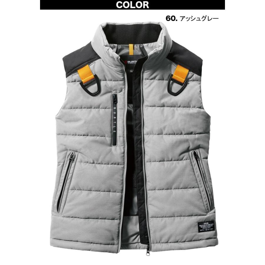 BURTLE バートル 防寒ベスト（ユニセックス）5044 3XL 単品 大きいサイズ サーモクラフト対応モデル ヌバック 作業服 作業着 秋冬 かっこいい メンズ レディース : アウトドア ...