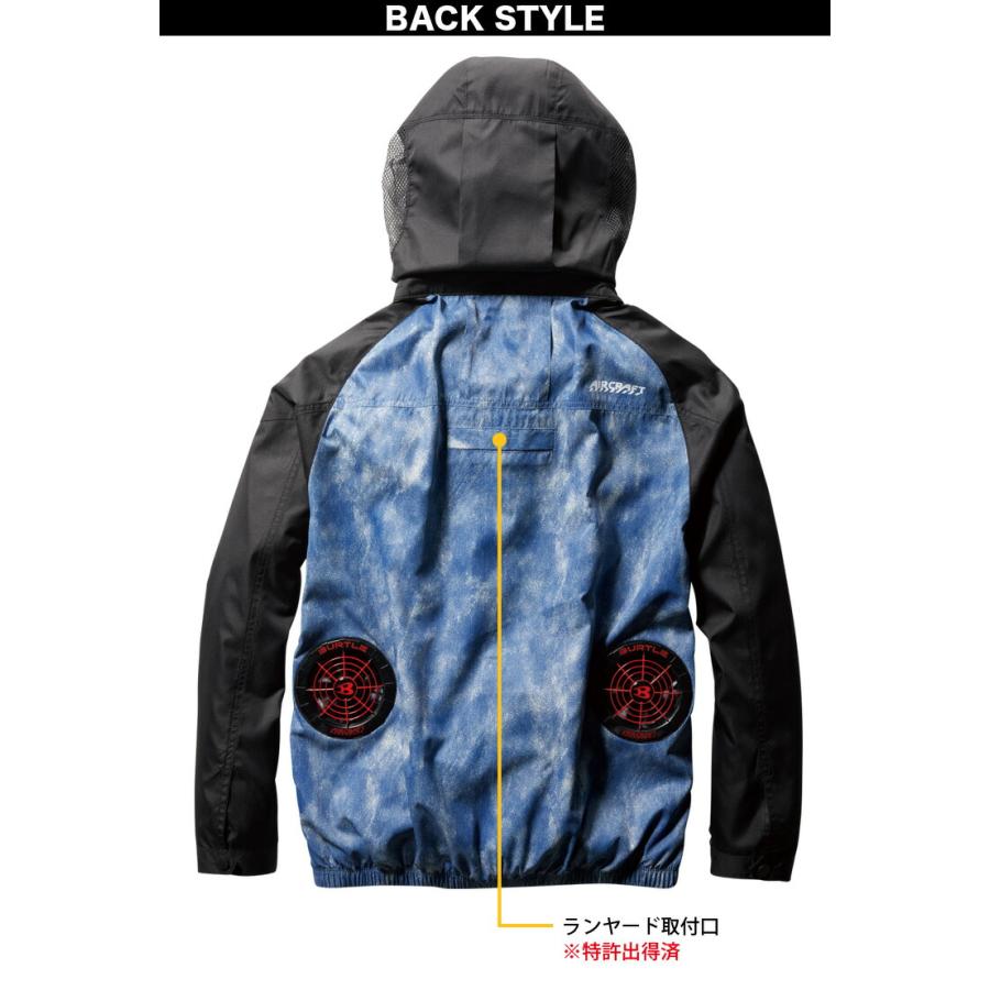 BURTLE バートル エアークラフト 撥水/防汚 長袖 単品 ブルゾンのみ UPF50・UVカット フルハーネス仕様 AC1171 M〜3XL 作業服 作業着 : アウトドアサムライ ...