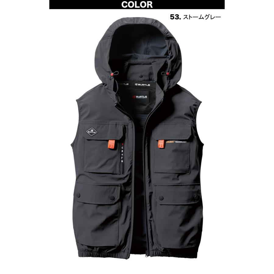 BURTLE バートル エアークラフト 2025年モデル ACベスト（ユニセックス） AC2034 単品 UVカット AIRCRAFT フルハーネス 電動ファン用ウェア バイバックファン ...