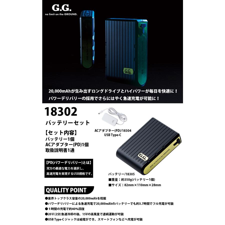 SOWA 18302 EF用バッテリーセット 空調ウェア専用 業界トップクラス容量の20,000mAhを搭載 3.7時間フル充電が可能 20V : アウトドアサムライ - 通販 - Yahoo ...