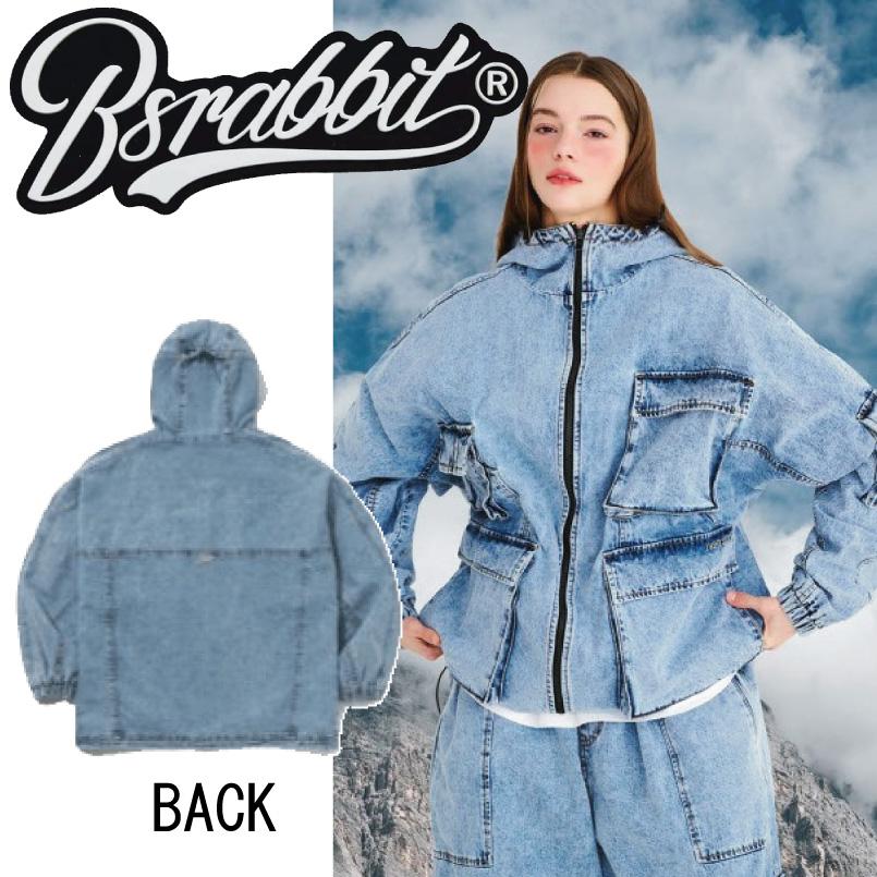 BSRABBIT ビエスラビット DSXBS WAX REAL DENIM 5 POCKET HOODED BSRABBIT ビエスラビット DSXBS WAX REAL DENIM 5 POCKET HOODED