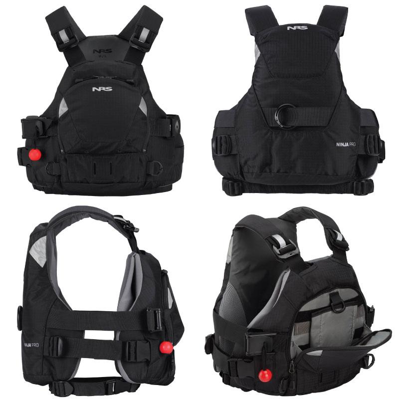 NRS サップ ライフ ベスト PFD ninja pro エヌアールエス ニンジャ プロ pfd リバーサップ フリースタイルサップ カヌー カヤック ユニセックス : アウトドアフリーク ...