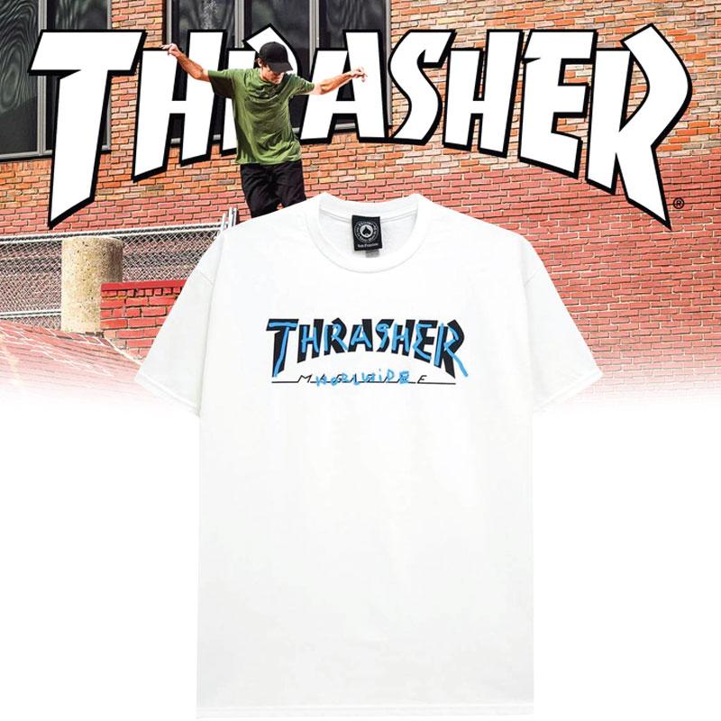 スラッシャー Tシャツ ト トレードマークティー Thrasher Trademark White T-Shirt : アウトドアフリーク - 通販 - Yahoo!ショッピング