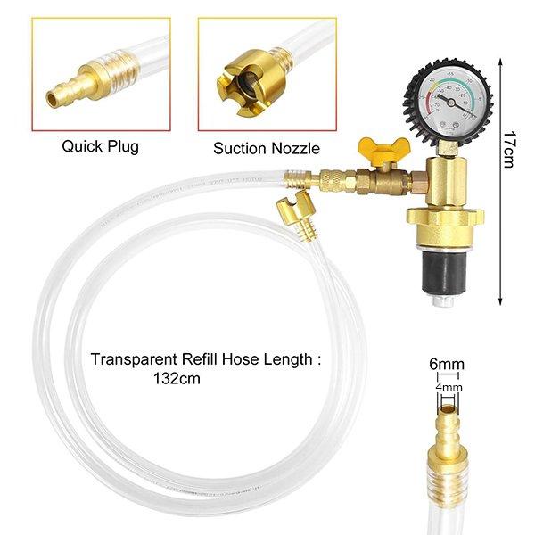 エアで真空引き クーラントチャージャー スピーディーにLLC注入 ODGT1-B034 : OutDoor Garage - 通販 - Yahoo!ショッピング