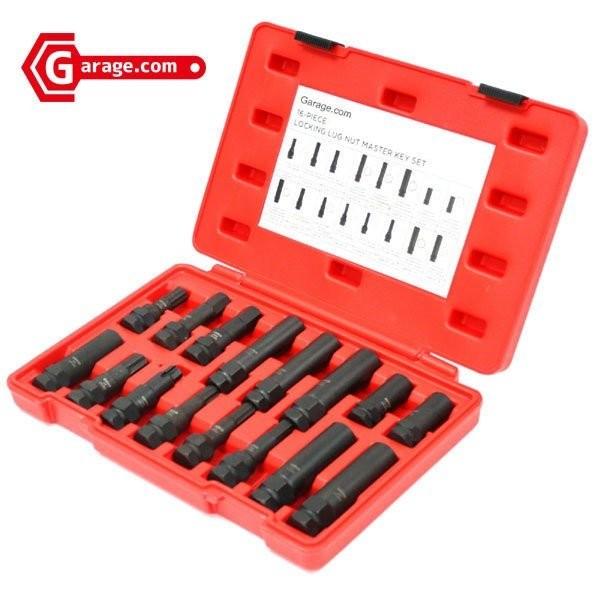 16pc ホイールロックキー取り外し 盗難防止ロックナット ロッキング ラグナット ホイールナット マスターキーセット ODGT1-T042 : OutDoor Garage - 通販 ...