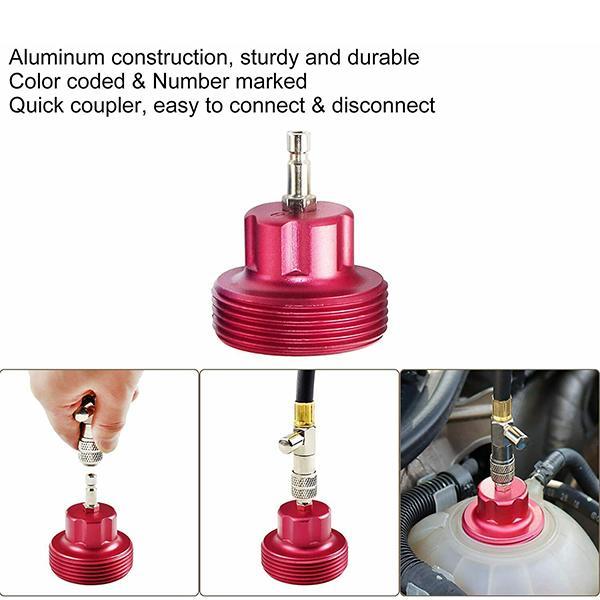 16pc ユニバーサル ラジエターリークテスター ラジエーターキャップテスター ODGT1-T187 : OutDoor Garage - 通販 - Yahoo!ショッピング