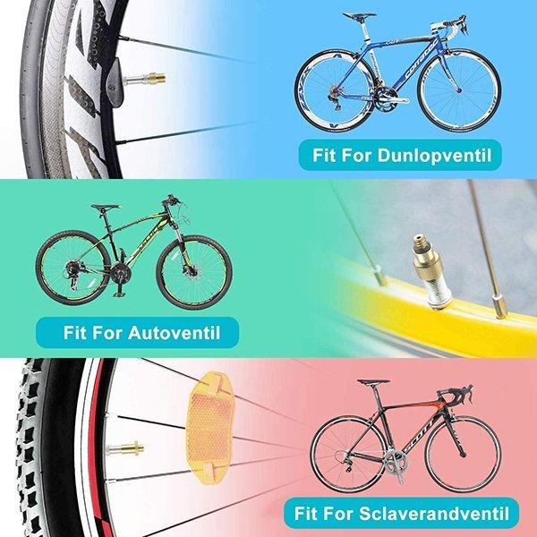 自転車空気入れバルブ変換アダプター 自転車用空気入れ 仏式/米式/英式変換 15点セット ODGN2-YZN028 : OutDoor ...