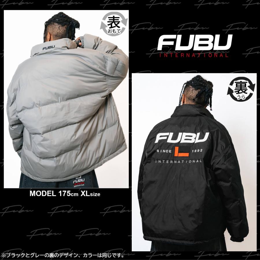 FUBU フブ 中綿ジャケット リバーシブル メンズ レディース 長袖 FUBU フブ 中綿ジャケット リバーシブル メンズ レディース 長袖