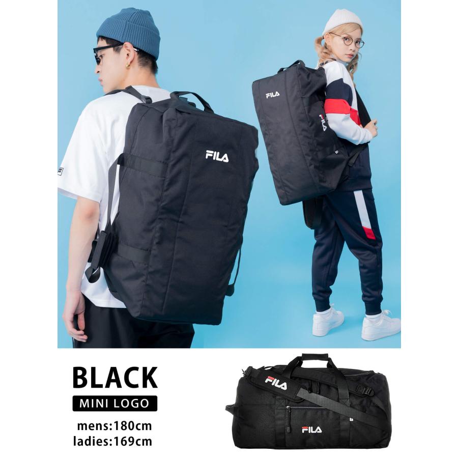 FILA 【一部予約】フィラ ボストンバッグ 3way メンズ 大容量 約50L リュック 内ポケット4つ テニスバッグ スポーツ 修学旅行 キャンプ karlas : Karlas カルラス ...