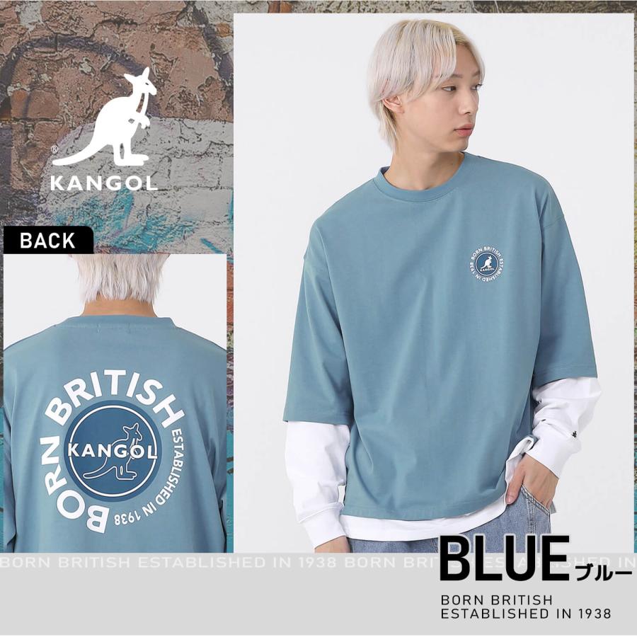 KANGOL カンゴール Tシャツ 長袖 レディース ロンT バックプリント 大きめ レイヤード クルーネック ロゴ ストリート 秋 冬 春 karlas : Karlas カルラスヤフー店 ...