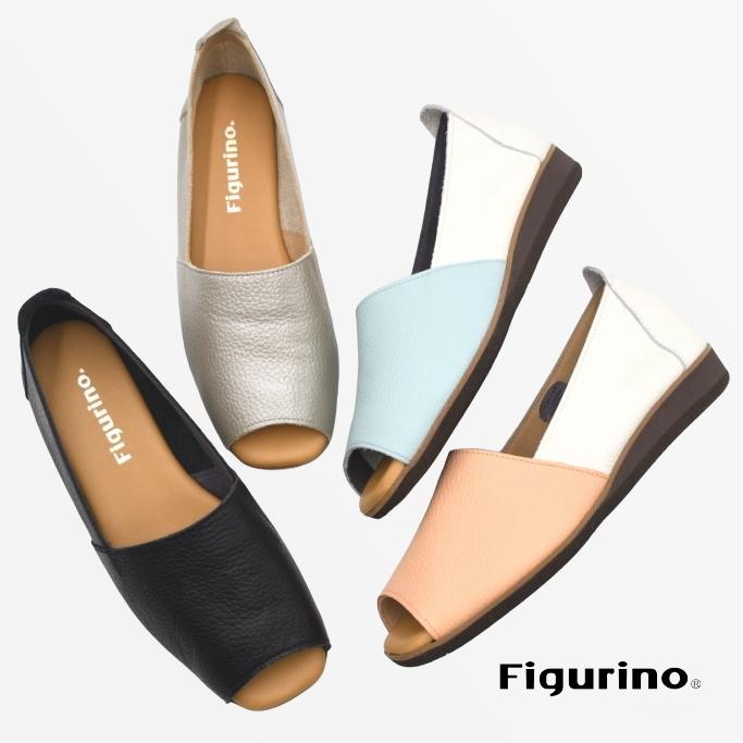 Figurino フィグリーノ オープントゥシューズ SP211 日本製 軽量 幅広 3E 本革 甲高 ワイズ ゆったり リラックス レザー 牛革 : SHOEBREAK - 通販 ...