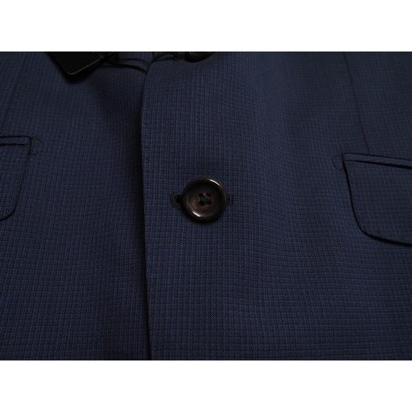 CERRUTI 新品10.8万円 大手百貨店扱い 春夏『CERRUTI チェルッティ イタリア製生地』ウール100% 織柄 スーツA4紺(B ...