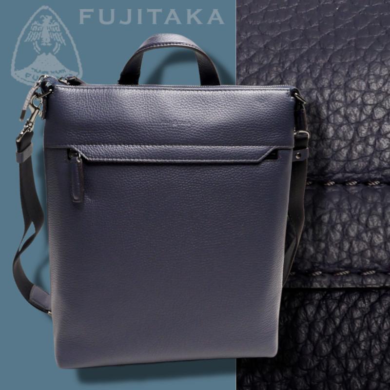 FUJITAKA 新品4万円 フジタカ イケテイ A4ジャスト イーナ レザーショルダーバッグ 紺(NVY) 630102 : Factory Outlet Talat - 通販 ...