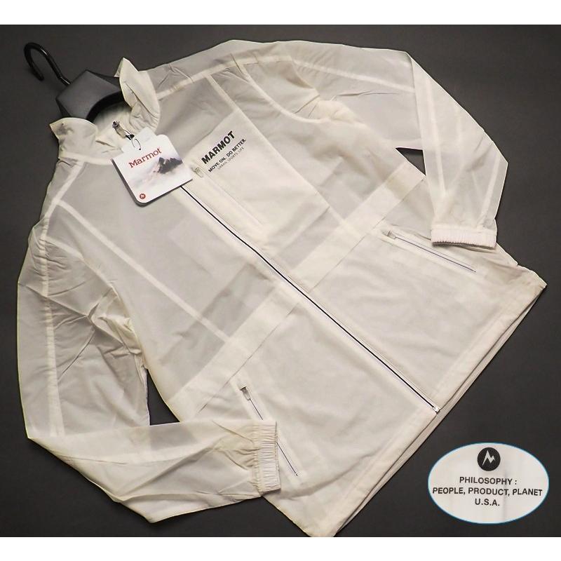 Marmot（マーモット） 新品正規15900円 海外限定 ストレッチ リップストップナイロン ウインドジャケット メンズ105(XL)ホワイト(WH) jkm0004 : Factory ...
