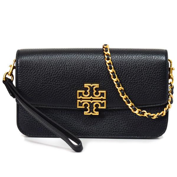 TORY BURCH トリーバーチ バッグ ぺブルレザー ブリテン ロゴ 3way リストレット チェーン ショルダー ウォレット クロス ...