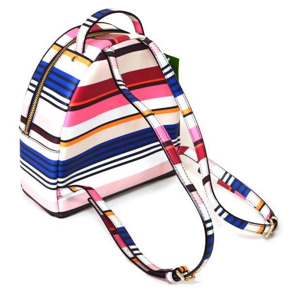 kate spade NEW YORK ケイトスペード バッグ katespade コーティング レザー ボーダー クロスボディ 斜め掛け ...