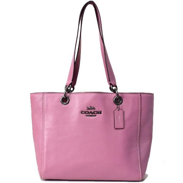 COACH コーチ バッグ ペブルレザー ジェス ジップ トート チェーン ピンクローズ 76701 : ブランド専門店 アウトレット365 ...