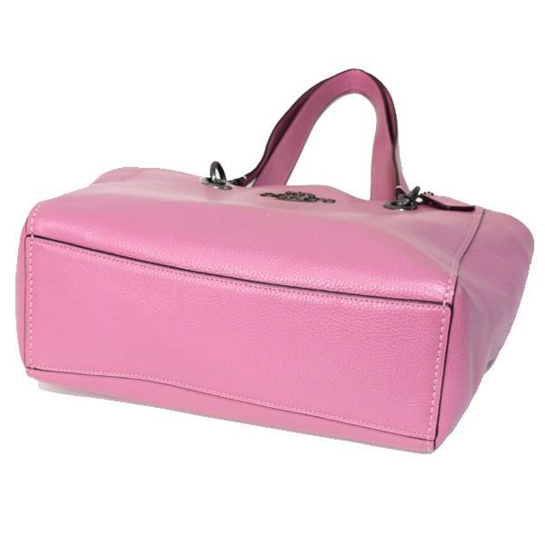 コーチ バッグ COACH ペブルレザー ジェス ジップ トート チェーン バッグ ピンクローズ 76701 : 76701a : ブランド ...