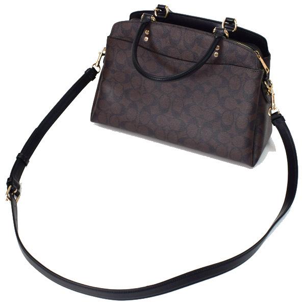 COACH コーチ バッグ コーティングキャンバス スムースレザー シグネチャー リリー キャリーオール 2WAY ショルダー ハンドバッグ ...