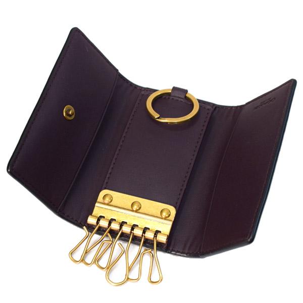 コーチ キーケース COACH コーティングキャンバス レザー ホース アンド キャリッジ ロゴ 6連 キーケース スマートキー対応 ブラウン ...