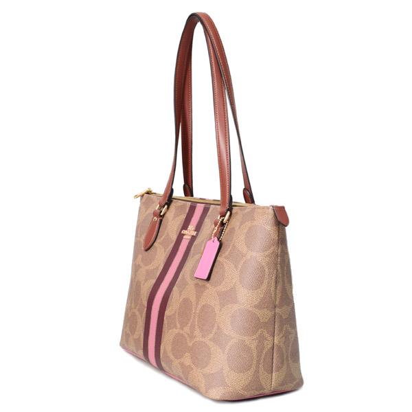 COACH（コーチ） バッグ コーティングキャンパス レザー シグネチャー