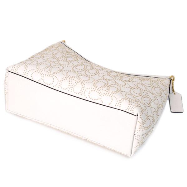 COACH コーチ バッグ ペブルレザー シグネチャー ローレル リベット スタッズ 2WAY ショルダー クロスボディ ハンドバッグ チャー ...