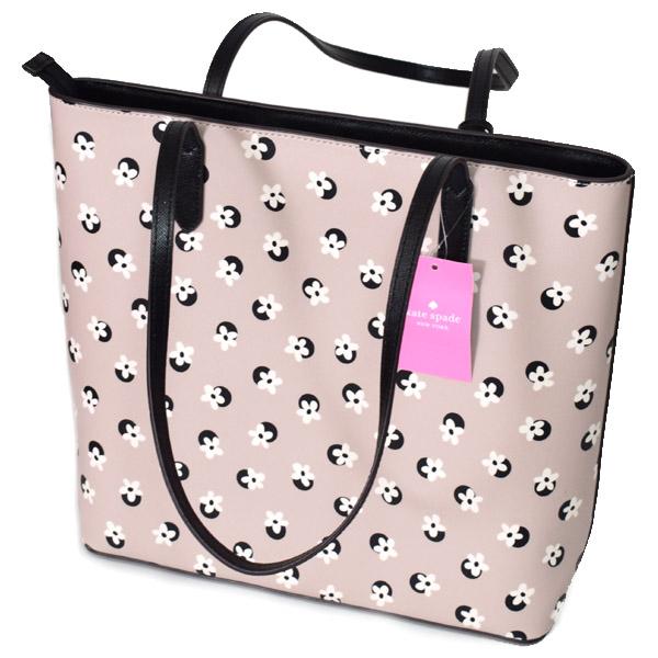 ケイトスペード バッグ katespade レザー ジェナ 花柄 フローラル ロゴ バッグチャーム付き トートバッグ ニュートラルマルチ K8149 kate spade NEW YORK（ケイト・スペード ニューヨーク） ケイト